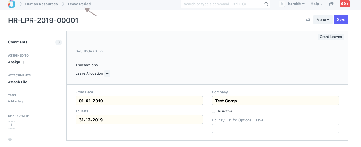 Configuring Earned Leave