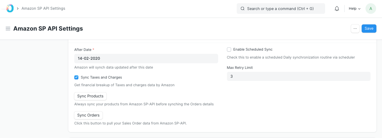 Amazon SP-API Integration